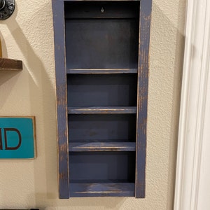 Rustic Country Farmhouse Wall Shelf With Drawer and Removable Shelf - Etsy