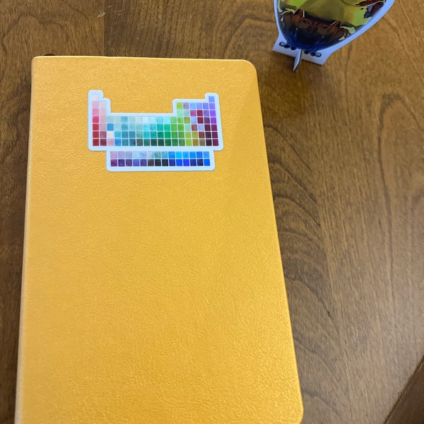 Sticker // Vinyl Holographic Periodic Table, Science Art 3 Inches ...