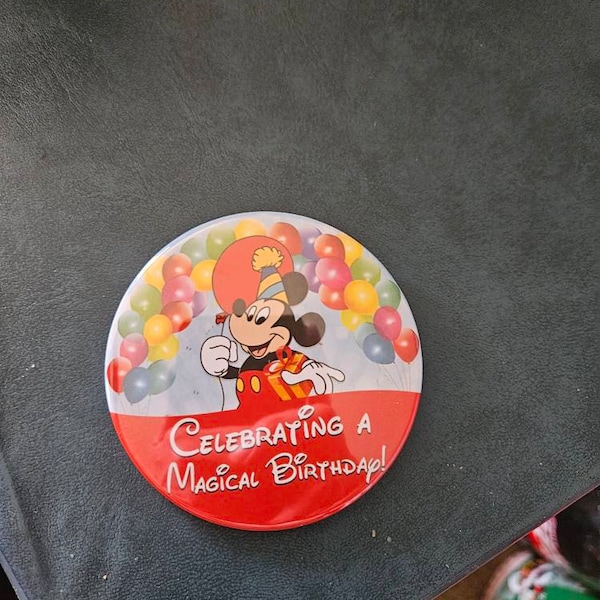 Disney Inspired Celebrations Buttons, Custom Birthday Buttons, Custom ...