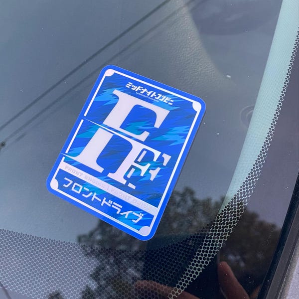 ETC Sticker | JDM Car Sticker | Vinyl Decal - Etsy