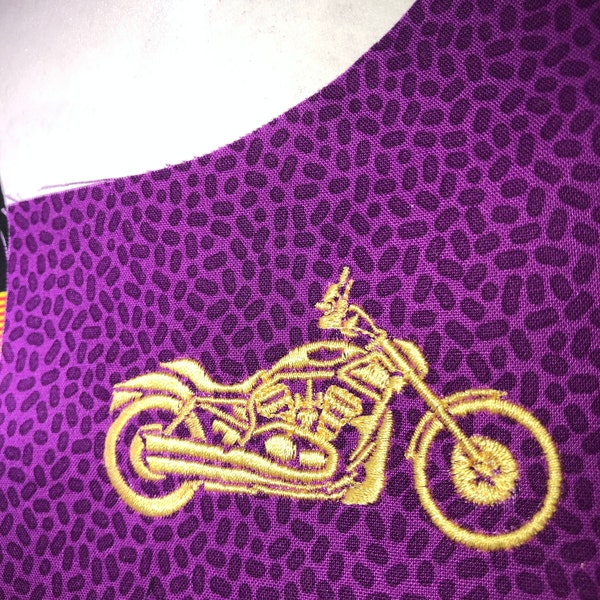 Motorcycle Embroidery Design: Machine Embroidery Pattern (instant ...