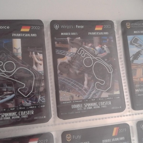 Taron - Phantasialand | Intamin: Rollercoaster Layout Popup Card - Etsy