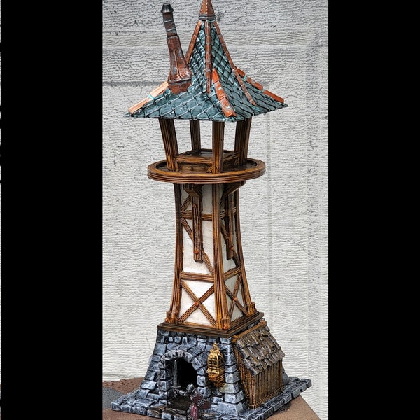 Light Keeper Tower 28mm Tale of Two Cities Town House for Dungeons and ...