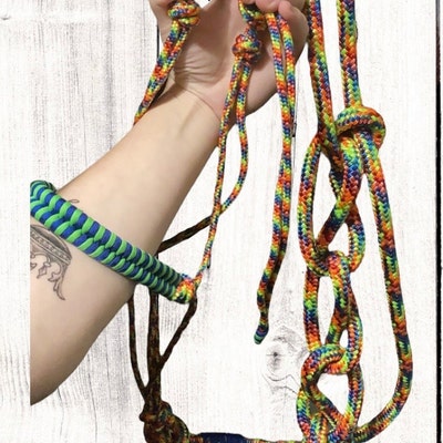 Custom Rope Halter With Matching 10' Lead Rope - Etsy