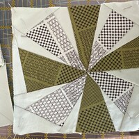 Pentagram Star Paper Piece Quilt Block Pattern PDF, 12 Inch, Foundation ...