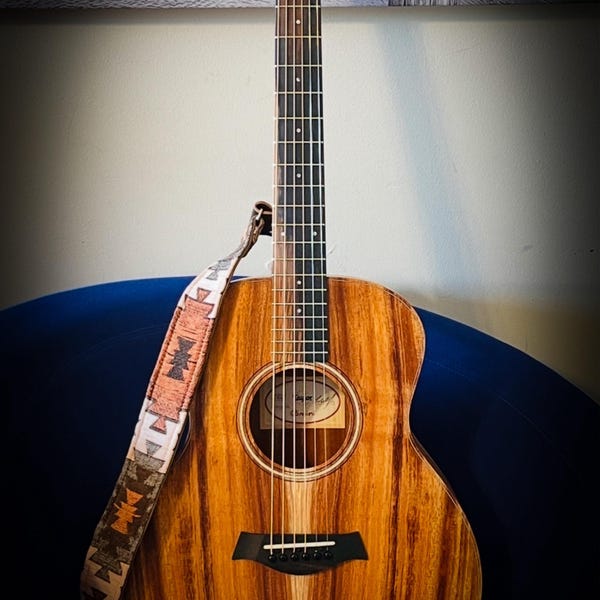 Vintage Guitar Strap / Custom Guitar Strap, Musical Graduation Gift ...