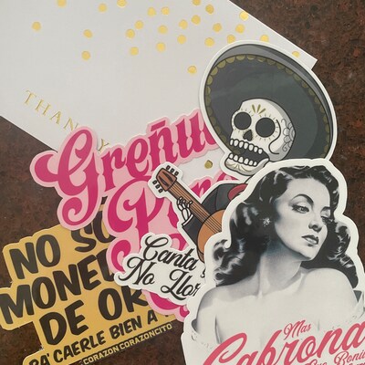 Mexican Stickers, Peso Pluma, Latina Stickers, Latina Owned, Latino ...