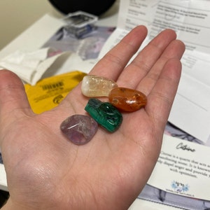 Manifesting and Intention Crystal Set Manifestation Stone | Etsy