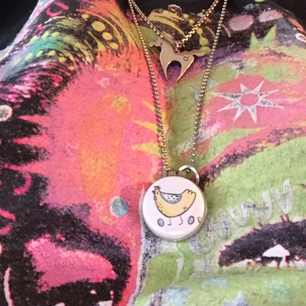 Farm Animal Locket Necklace • Pig Jewelry • Pig Locket • Cow Necklace ...