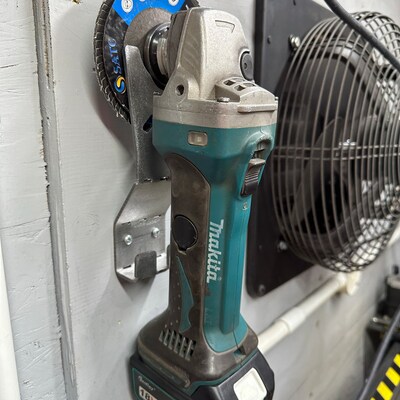 4.5 Angle Grinder Holder Rack, DXF Files for Plasma, Garage, Workshop ...