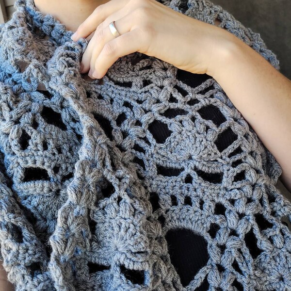 CROCHET PATTERN Skulls Scarf, Creepy Cute Neck Warmer for Goth Girls ...