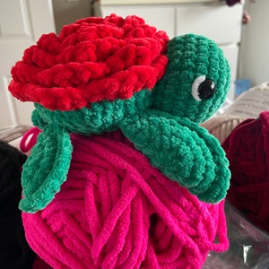 Rose Turtle Crochet Pattern PDF Download Beginner Friendly - Etsy