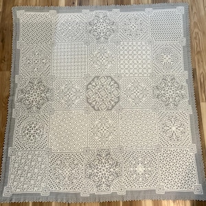 Lacework Tiles Sampler Blackwork Chart - Etsy