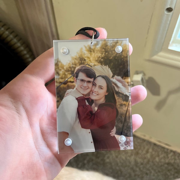 Hanging Car Photo Frames, Rearview Mirror Hanging Accessory, Car Decor ...