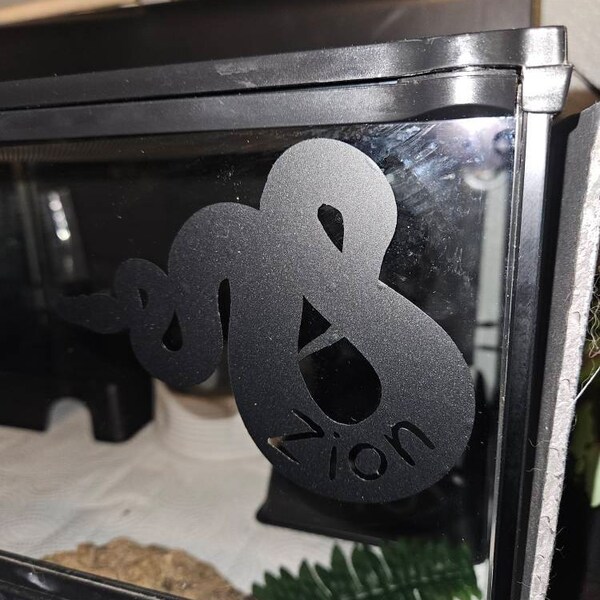 Customizable Name Ball Python Snake Vinyl Decal (READ DESCRIPTION) - Etsy