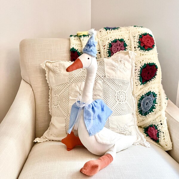 Silly Goose Toy, Goose Plush, Goose Nursery, Mother Goose, Stuffed ...