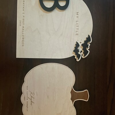 DIY Halloween Footprint Art Babys First Halloween Keepsake Gift for Mom ...