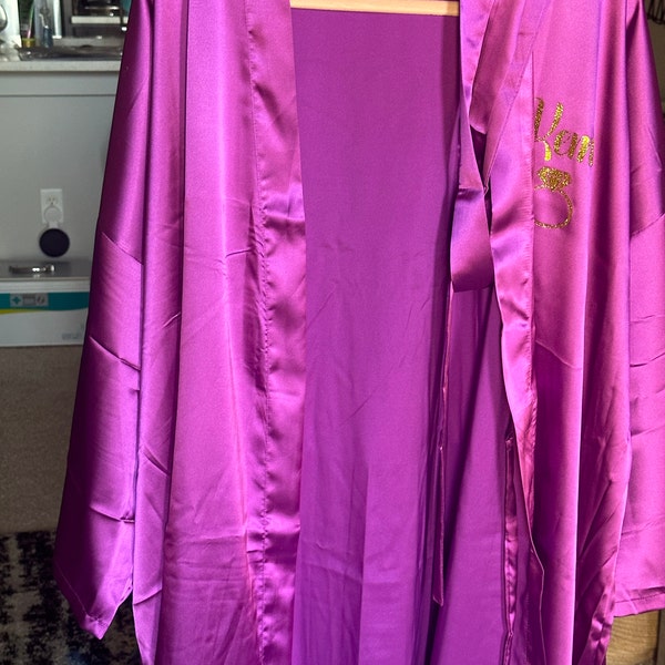 Personalized Womens Robes - Add Symbols, Texts, Monograms & More ...