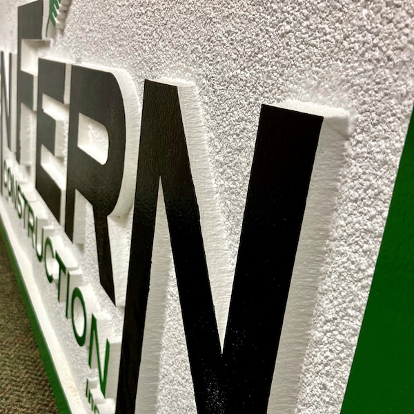 Sandblast Extra Large Foam (HDU) Signs- Sold Be Square Foot- Minimum ...