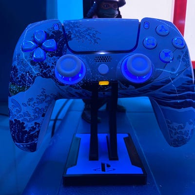 Great Wave Kanagawa RGB LED Custom Joycons for the Nintend Switch - Etsy