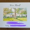 Family Note Card - Folded - Personalized Family Note Cards - Watercolor ...