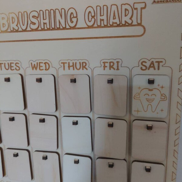 Wooden Daily Routine Board, My Daily Routine, Child's Routine, Task ...