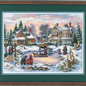 Homeward Trail in Winter, Counted Cross Stitch Pattern, Winter ...
