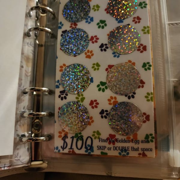 Beginner 15 Card Binder, Scratch off Savings Binder, Five Different ...