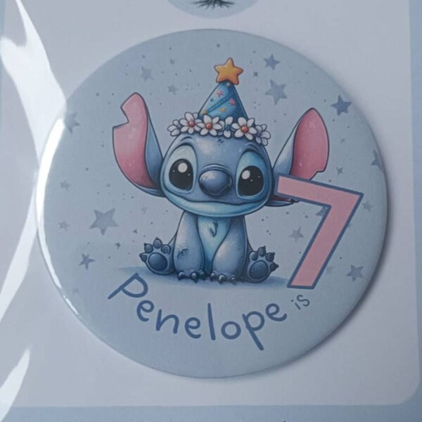 Personalised Stitch Birthday Card, Stitch Birthday Card, Birthday Card ...