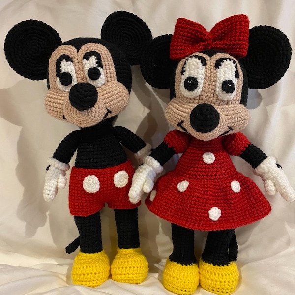 Set 2 in 1 Crochet Pattern, Two Mice Amigurumi Crochet Pattern, Mouse ...