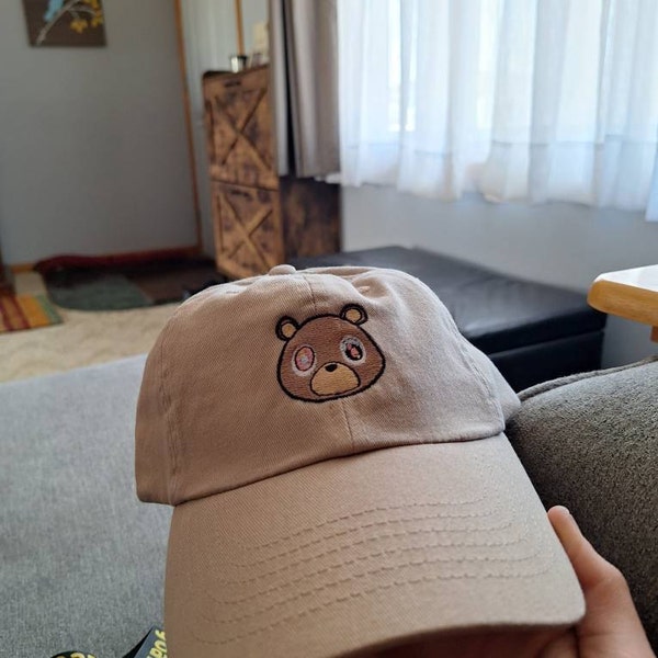 Kanye West Bear Hat // Yeezy Embroidered Baseball Cap // Ye // Donda - Etsy