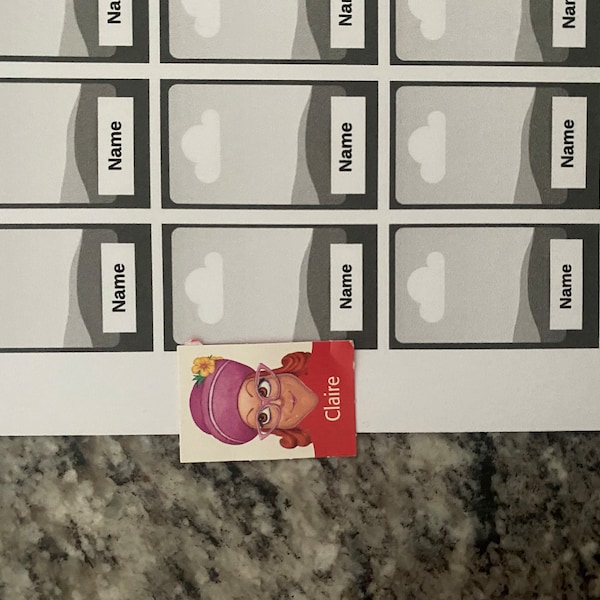 Guess Who 2.0 editable personalizado - ¿Adivina quién imprimible ...