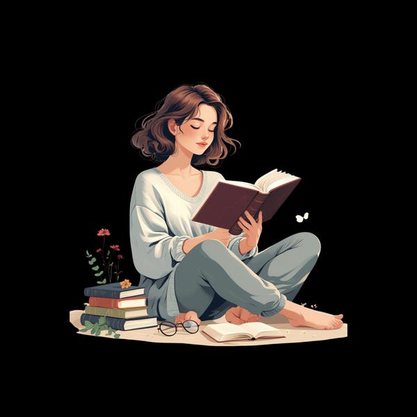 543 Book Lovers Clipart Bundle PNG Set,book Clipart Png,bookworm Clip ...