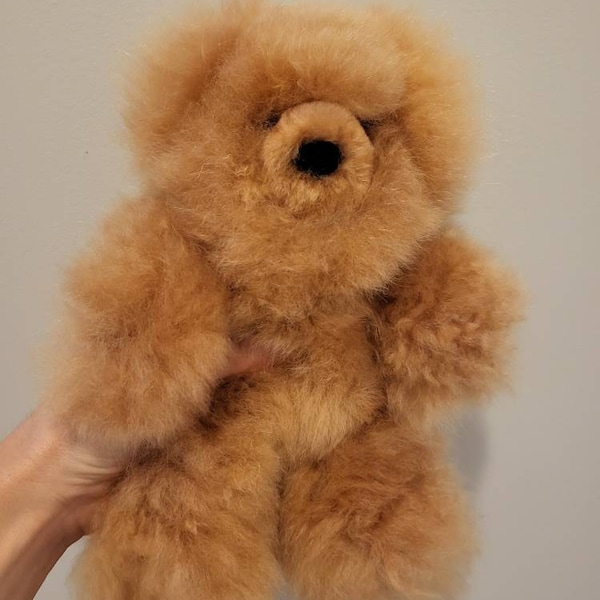 Teddy Bear Made With Alpaca Fur, Perfect Cuddle Companion - Etsy