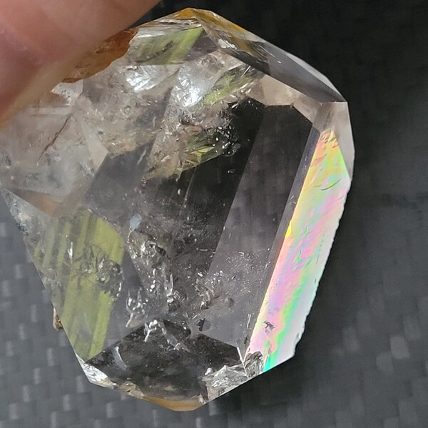 Herkimer Diamond Light Code Activation Master Crystal W/ Layered ...