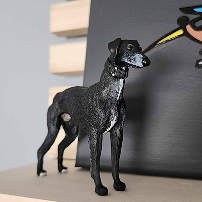 Your Greyhound in Miniature Customizable Hand Painted Resin Greyhound ...