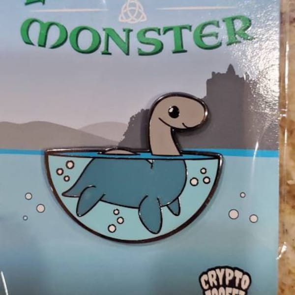 Chupacabra Hard Enamel Pin | Cryptid Enamel Pin for Cryptozoology Merch Fans of Cute Merch ...