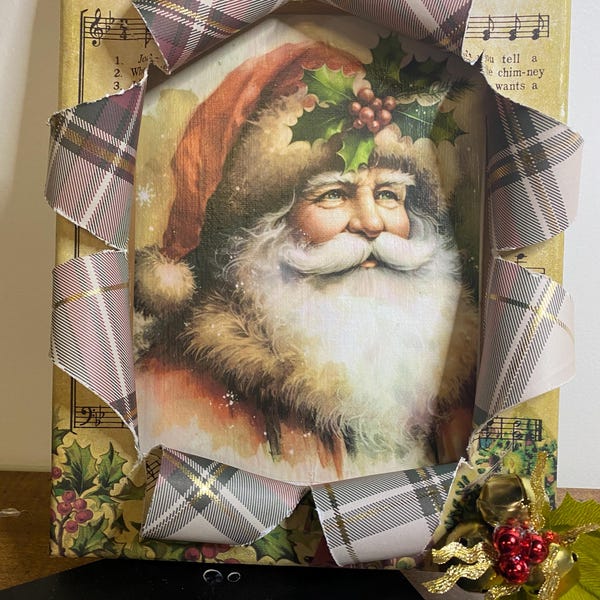 50 Images Vintage Santa Images Digital Art Printable Instant Digital ...