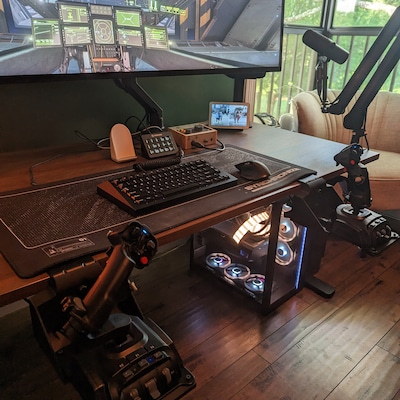 VKB Gladiator Desk Mount STL - Etsy