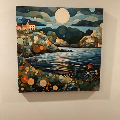 Extraordinary Klimt Inspired Landscapes in 5K Set of 5. Print on Demand ...