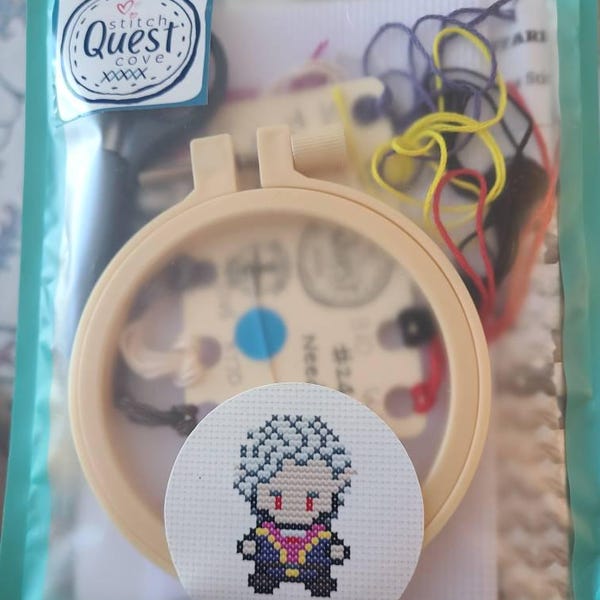 BG3 Alfira Cross Stitch Kit - Pattern Instructions Materials Supplies 9 ...