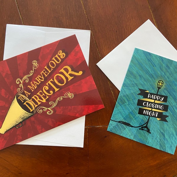 Mini Happy Opening Night Canvas Drawstring Bag Actors 4x6" | Opening ...