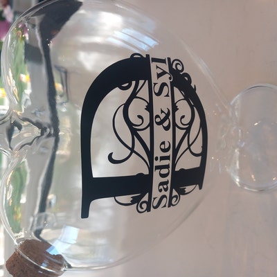 Corsiva Font Alphabet Vinyl Decals Full Alphabet Capital - Etsy Canada