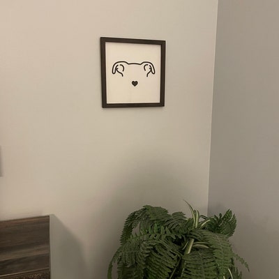 Custom Dog Ear DIGITAL FILE Minimalist Pet Art Dog Ear - Etsy