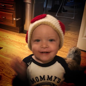 Super Mario Bros Toad Toadette Mushroom Crochet Beanie Newborn Infant ...