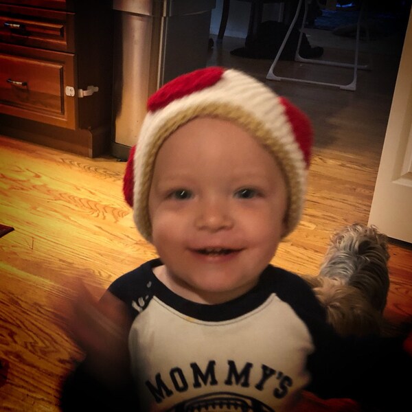 Super Mario Bros Toad Toadette Mushroom Crochet Beanie Newborn Infant ...