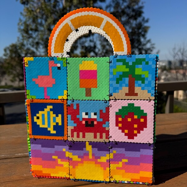 Bright Fuse Bead Bag - Etsy