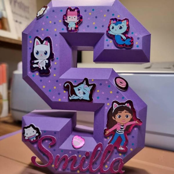 3D Mini Numbers Paper Craft, Scalable and Multi-styles, DIY Low Poly ...