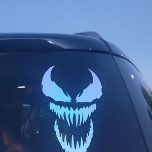 Venom Face Decal - Etsy