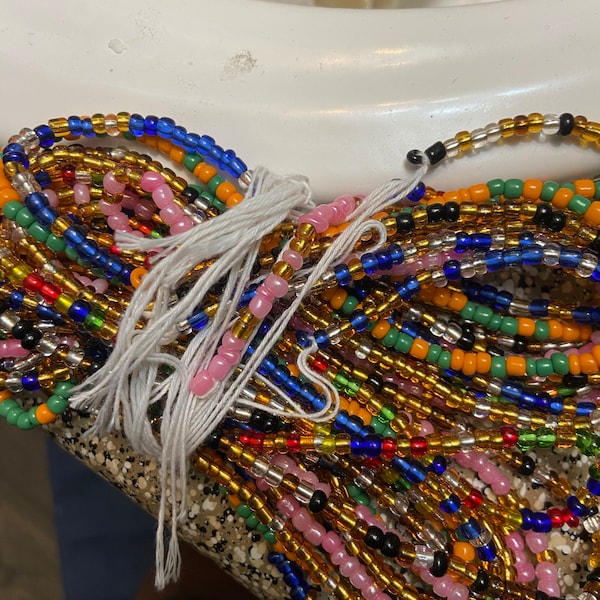 Earth Tone Waist Beads, Waist Beads With Clasp, Waist Beads, Waist ...